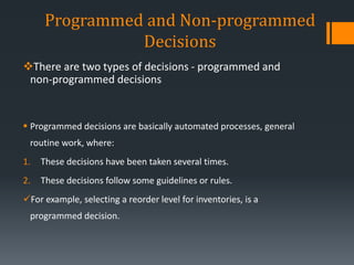 Decision support system | PPTX
