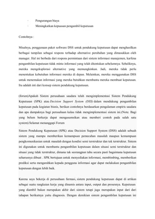 Decision support system | PDF
