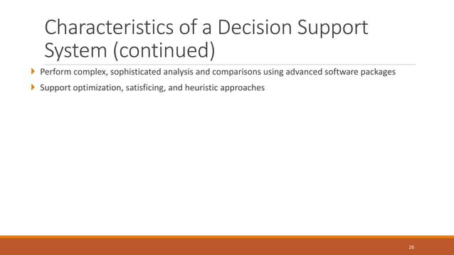 Decision support system & Management Information System | PPTX