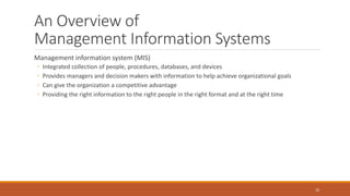 Decision support system & Management Information System | PPTX