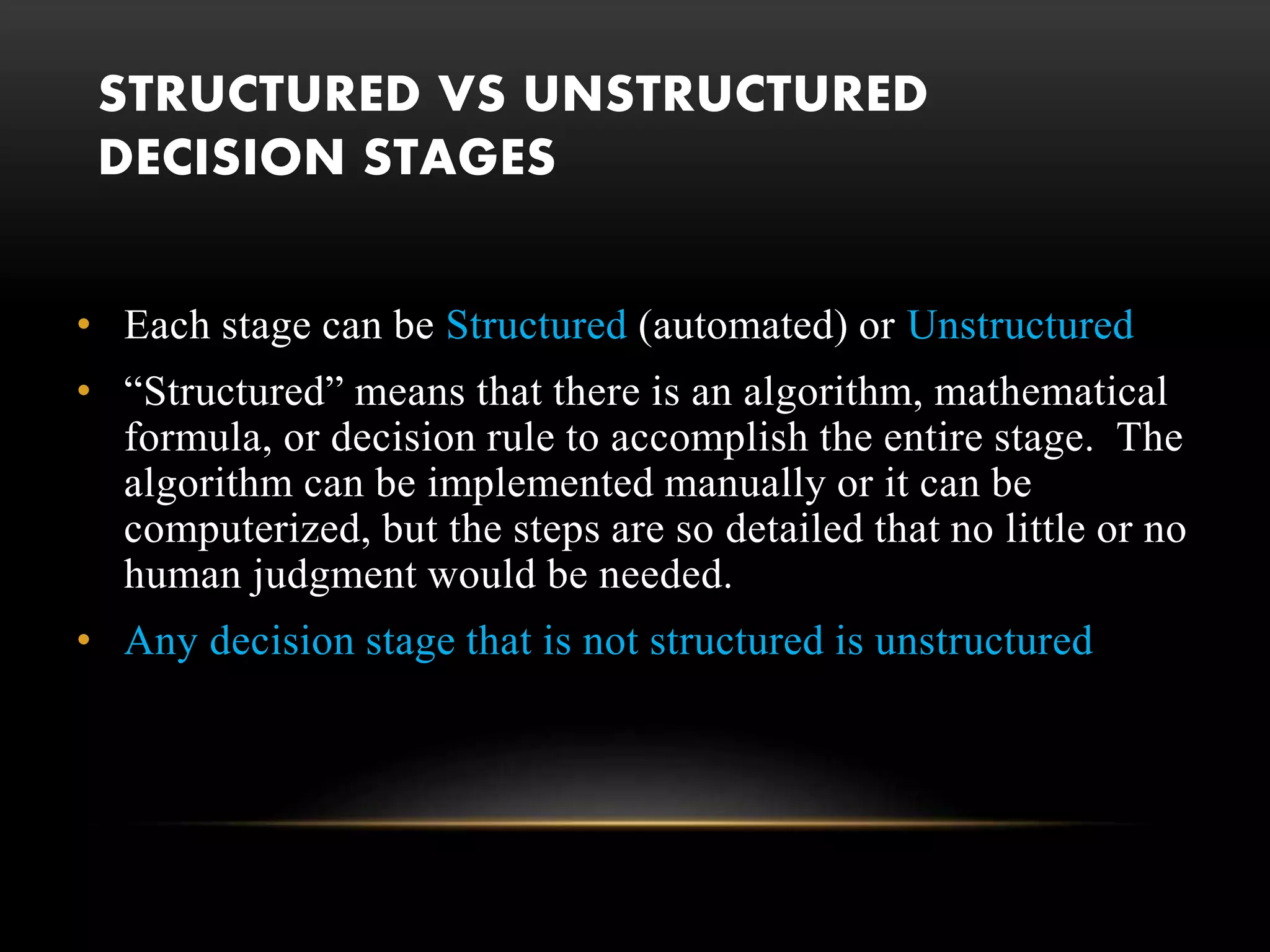 Decision Support System - Presentation Slides | PPTX