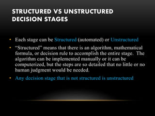 Decision Support System - Presentation Slides | PPTX