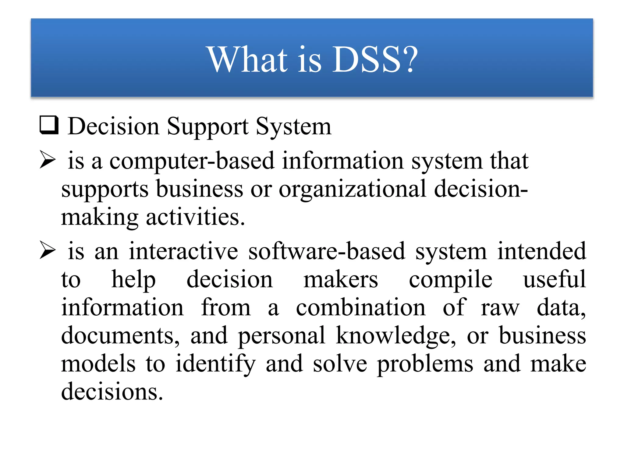 Decision Support System in MIS.pptx