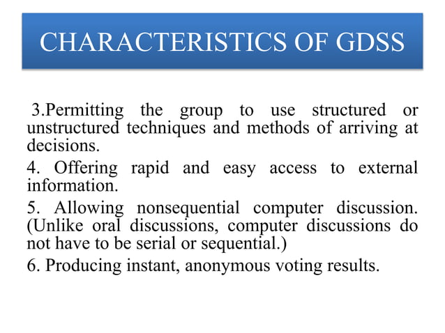 Decision Support System in MIS.pptx | Computing | Technology & Computing