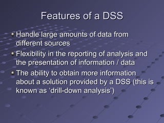 Decision support systems | PPT