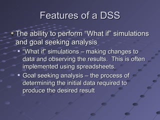 Decision support systems | PPT