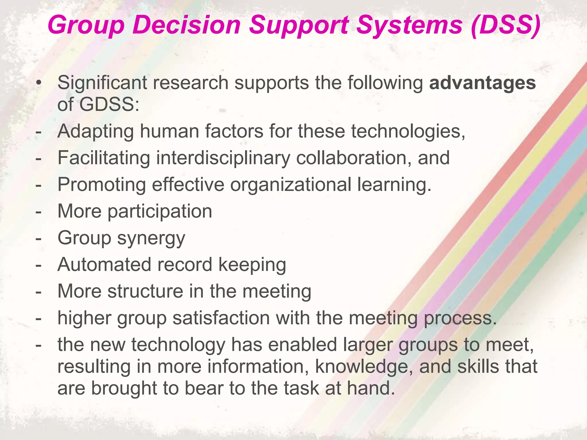 Decision Support Systems | PPT