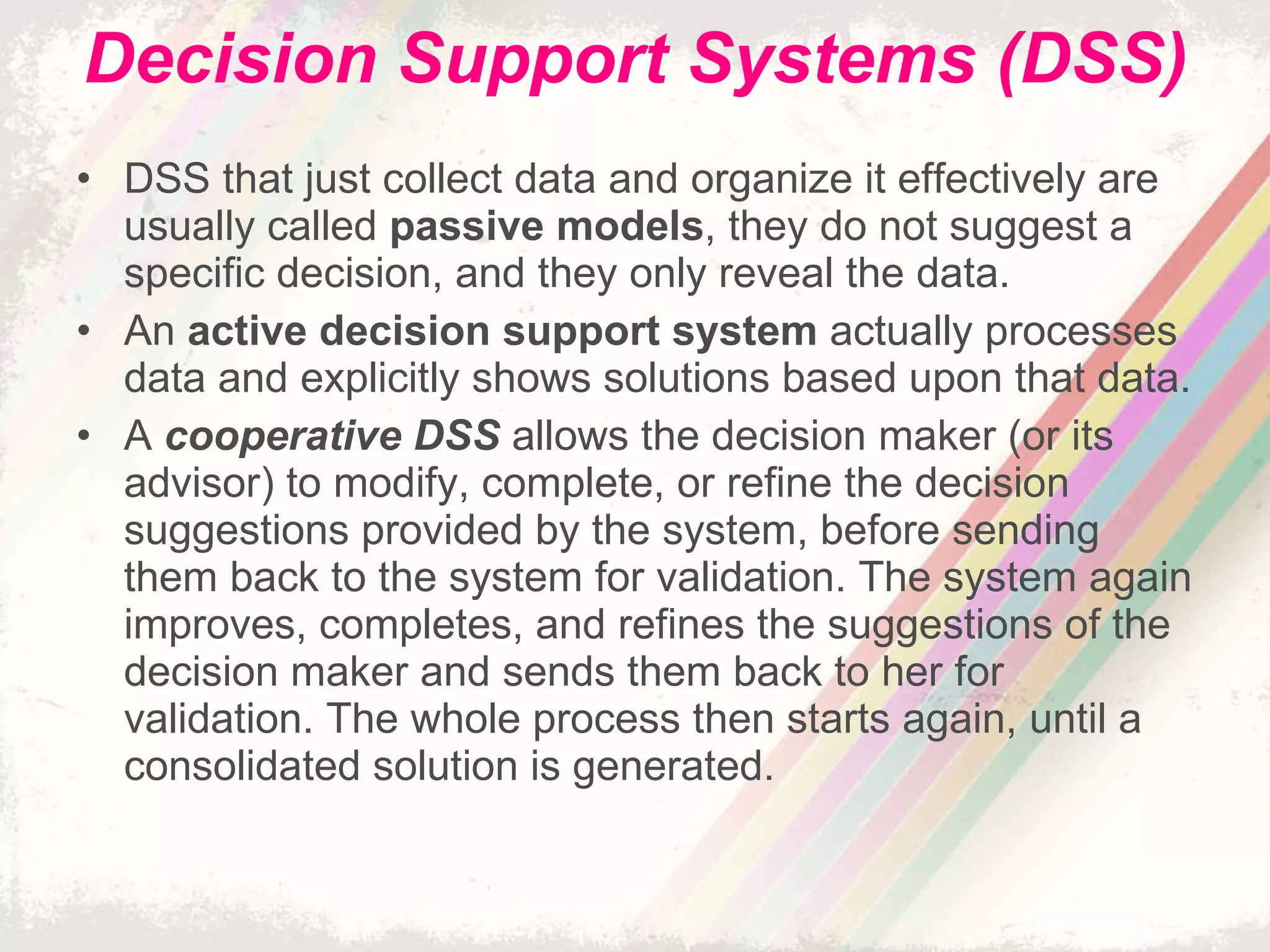 Decision Support Systems | PPT