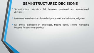 Decision support systems | PPTX