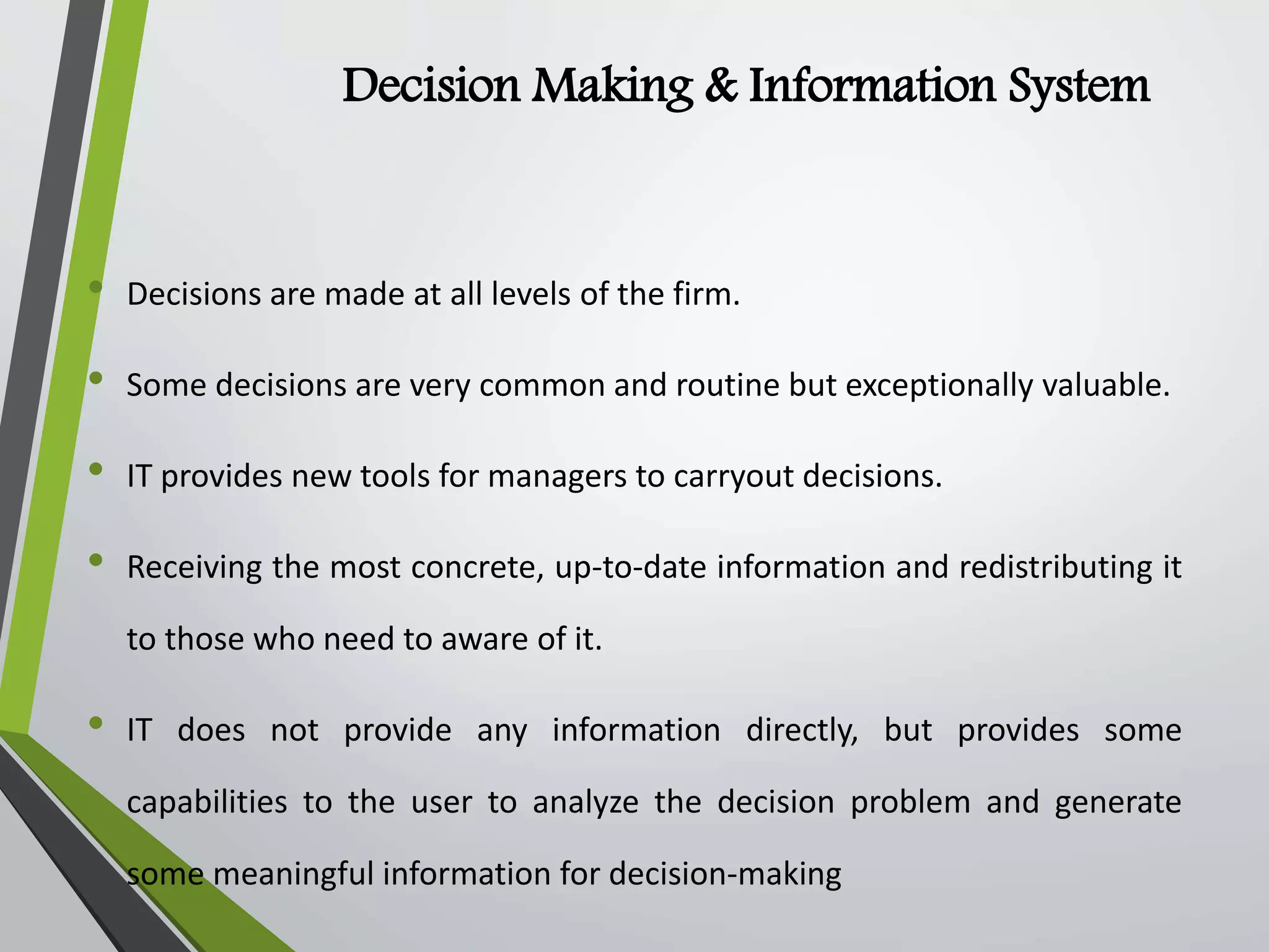 Decision support systems | PPTX | Operating Systems | Computer Software ...