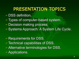 DECISION SUPPORT SYSTEMS- ANIMAL PRODUCTION APPLICATIONS_Dr Talaat ...