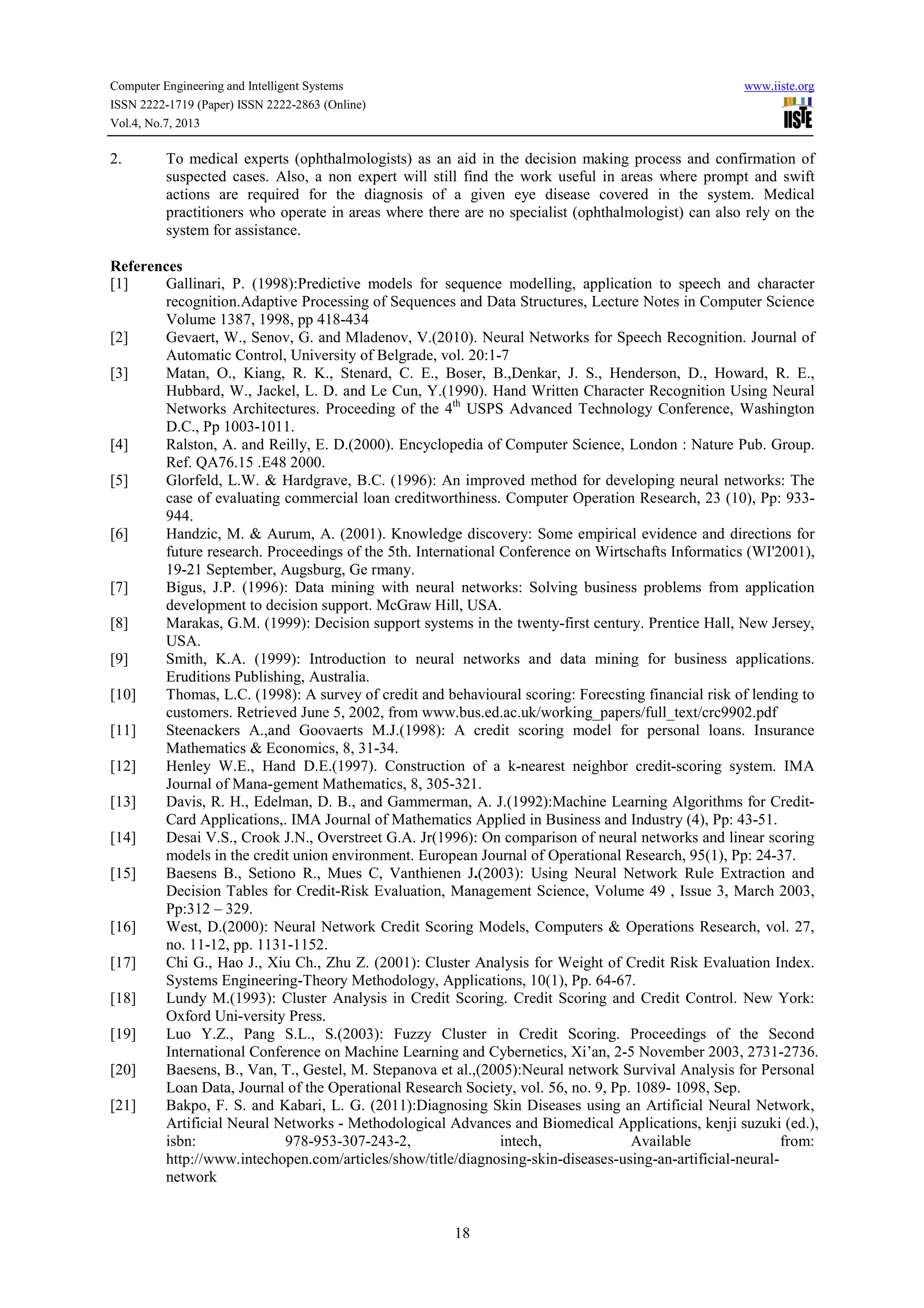 Decision support system using decision tree and neural networks | PDF | Computer Software and ...