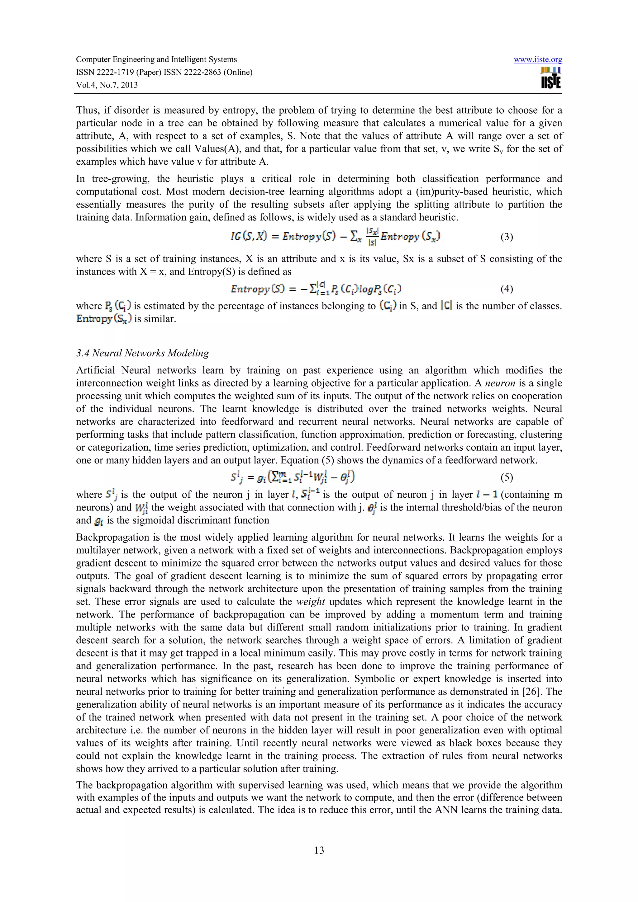 Decision support system using decision tree and neural networks | PDF | Computer Software and ...