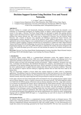 Decision support system using decision tree and neural networks | PDF | Computer Software and ...