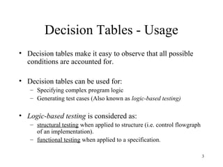 Decision table | PPT