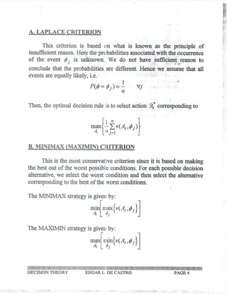 Decision theory | PDF