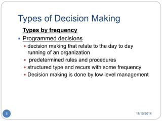 Decision theory | PPTX