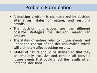 Decision theory | PPTX