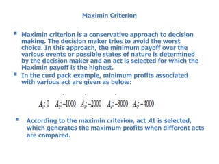 Decision theory | PPTX