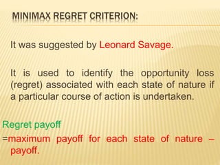 Decision theory | PPTX