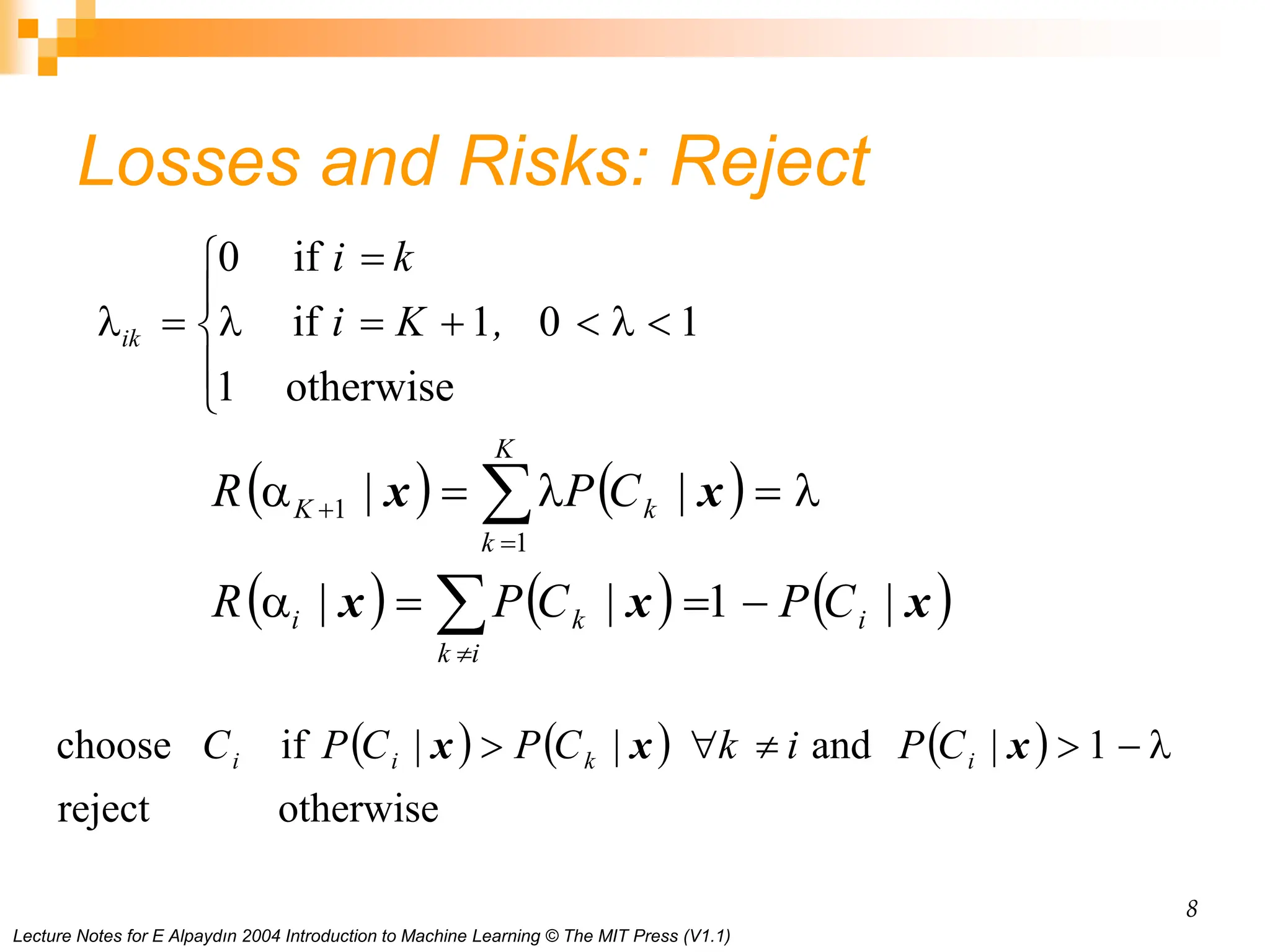 Decision Theory pattern recognition theory | PPT