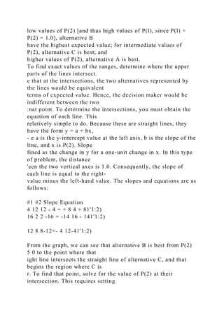 Decision Theory LEARNING OBJECTIVES SUPPLEMENT OUTLINE 5S.5.docx | Business Accounting & Finance ...