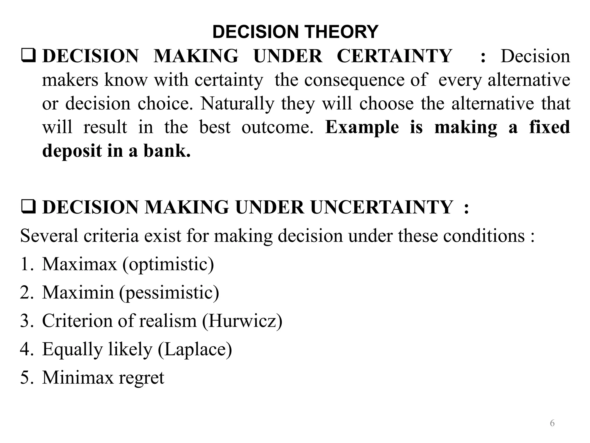Decision Theory Notes operations research.pdf