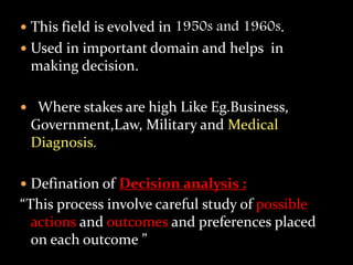 Decision through expert system | PPTX