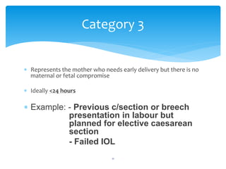 Decision to delivery interval in emergency caesarean section | PPTX