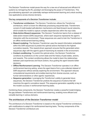 Decision Transformers Model.pdf | Artificial Intelligence | Technology ...