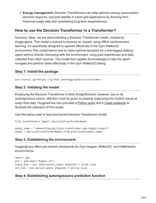 Decision Transformers Model.pdf | Artificial Intelligence | Technology ...