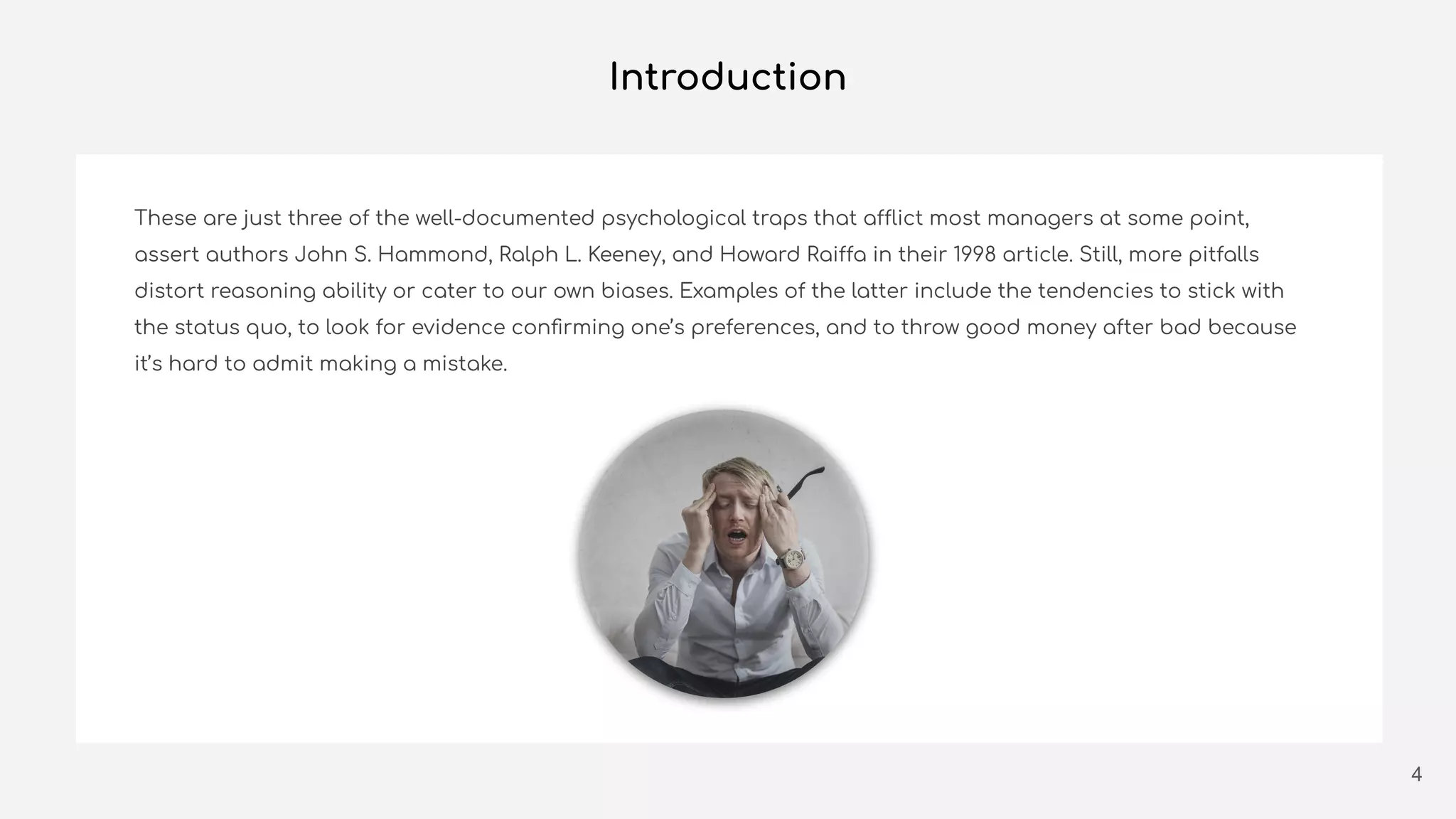 The Hidden Traps in Decision Making | PDF