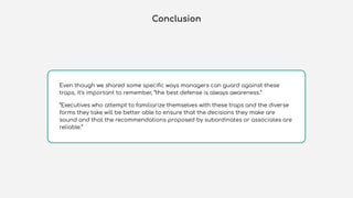 The Hidden Traps in Decision Making | PDF