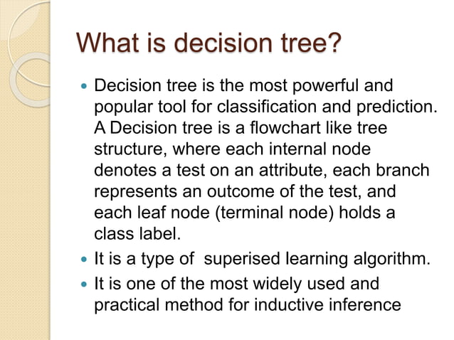 Decision tree | PPTX | Physics | Science