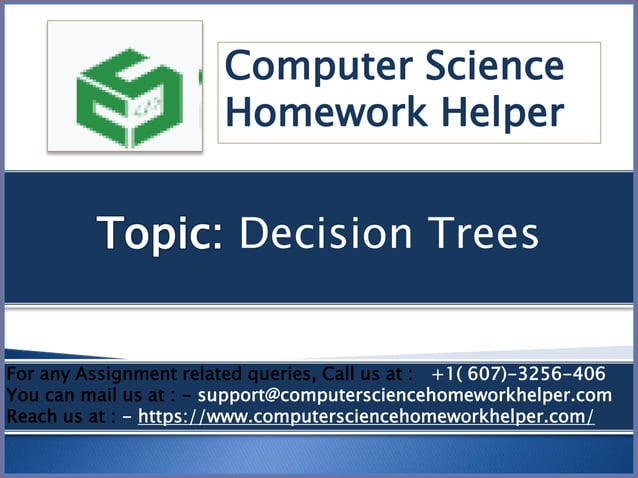 Master Decision Tree Questions | Computer Science Homework Helper | PPTX