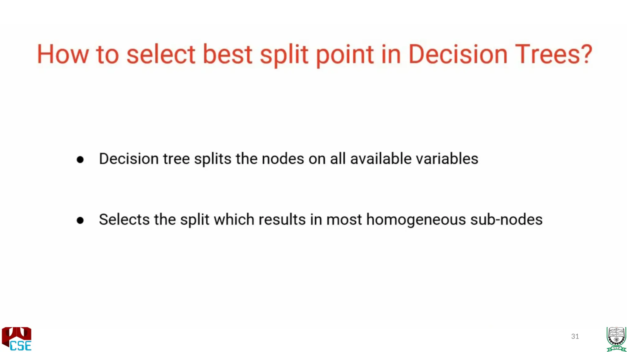 Decision Tree algorithm Machine Learning.pptx