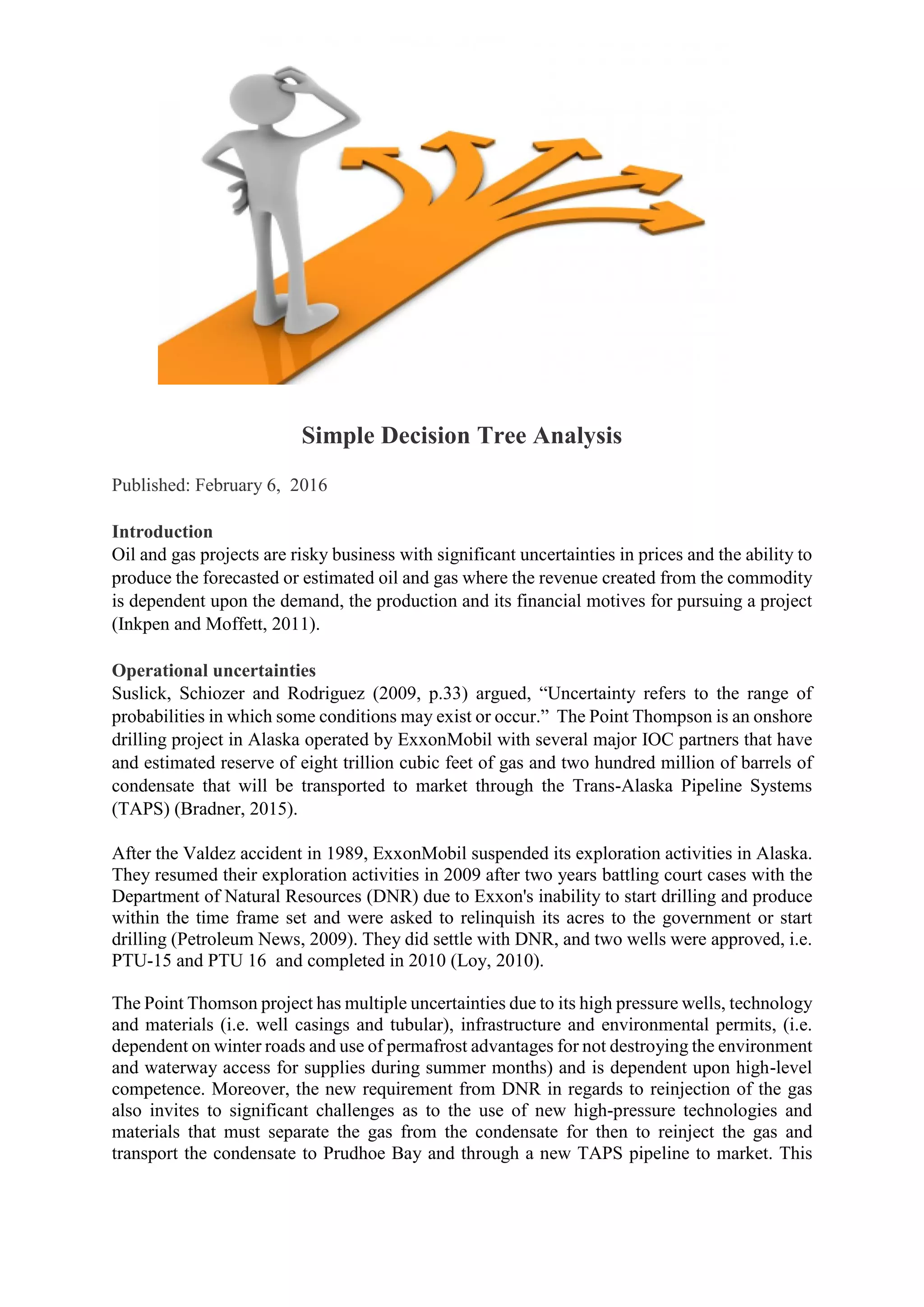 Simple Decision Tree Analysis | PDF