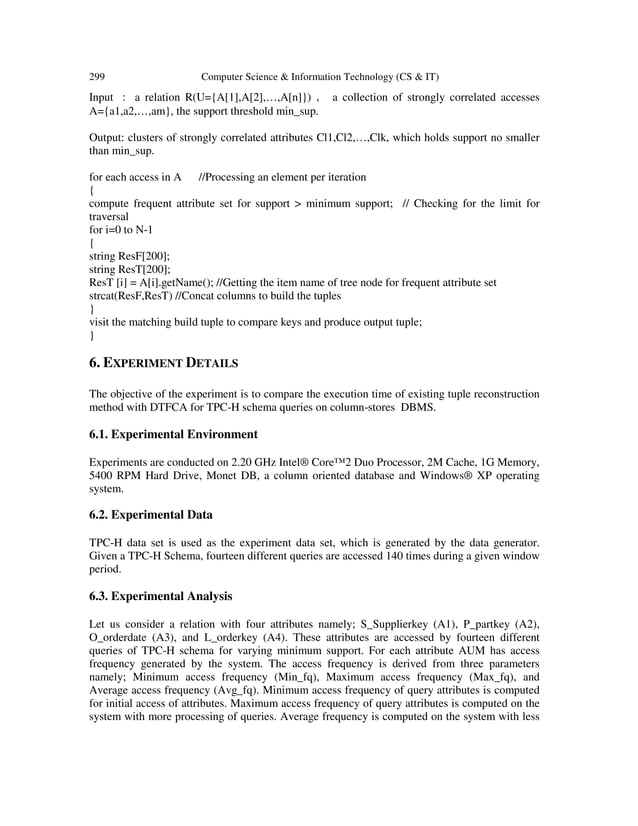 Decision Tree Clustering A Columnstores Tuple Reconstruction Pdf