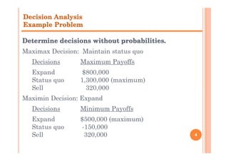 Decision tree example problem | PDF