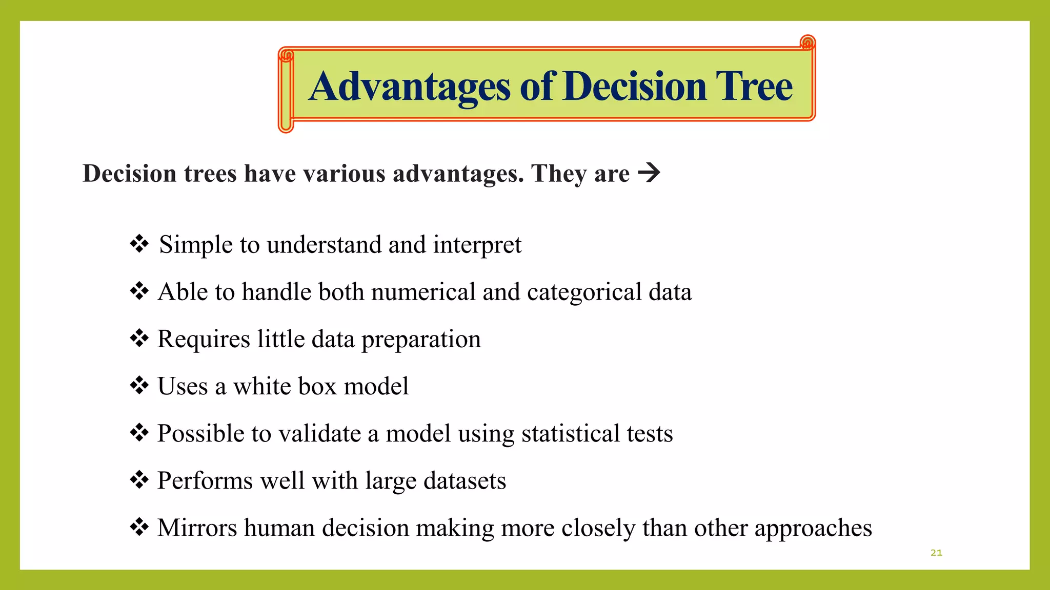 Decision tree in artificial intelligence | PPTX