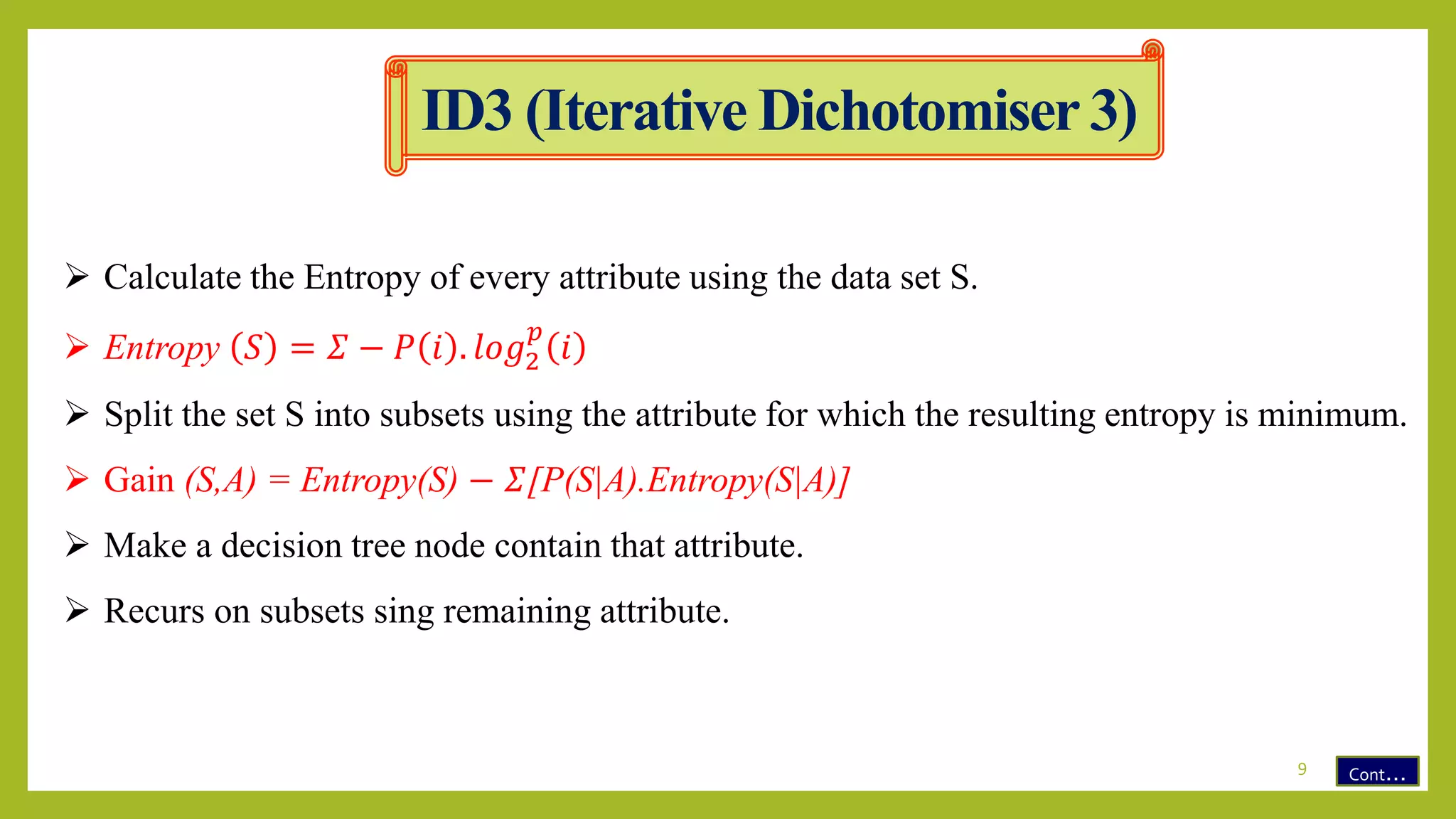 Decision tree in artificial intelligence | PPTX