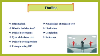 Decision tree in artificial intelligence | PPTX