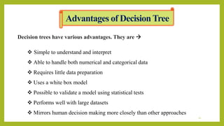 Decision tree in artificial intelligence | PPTX