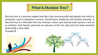 Decision tree in artificial intelligence | PPTX