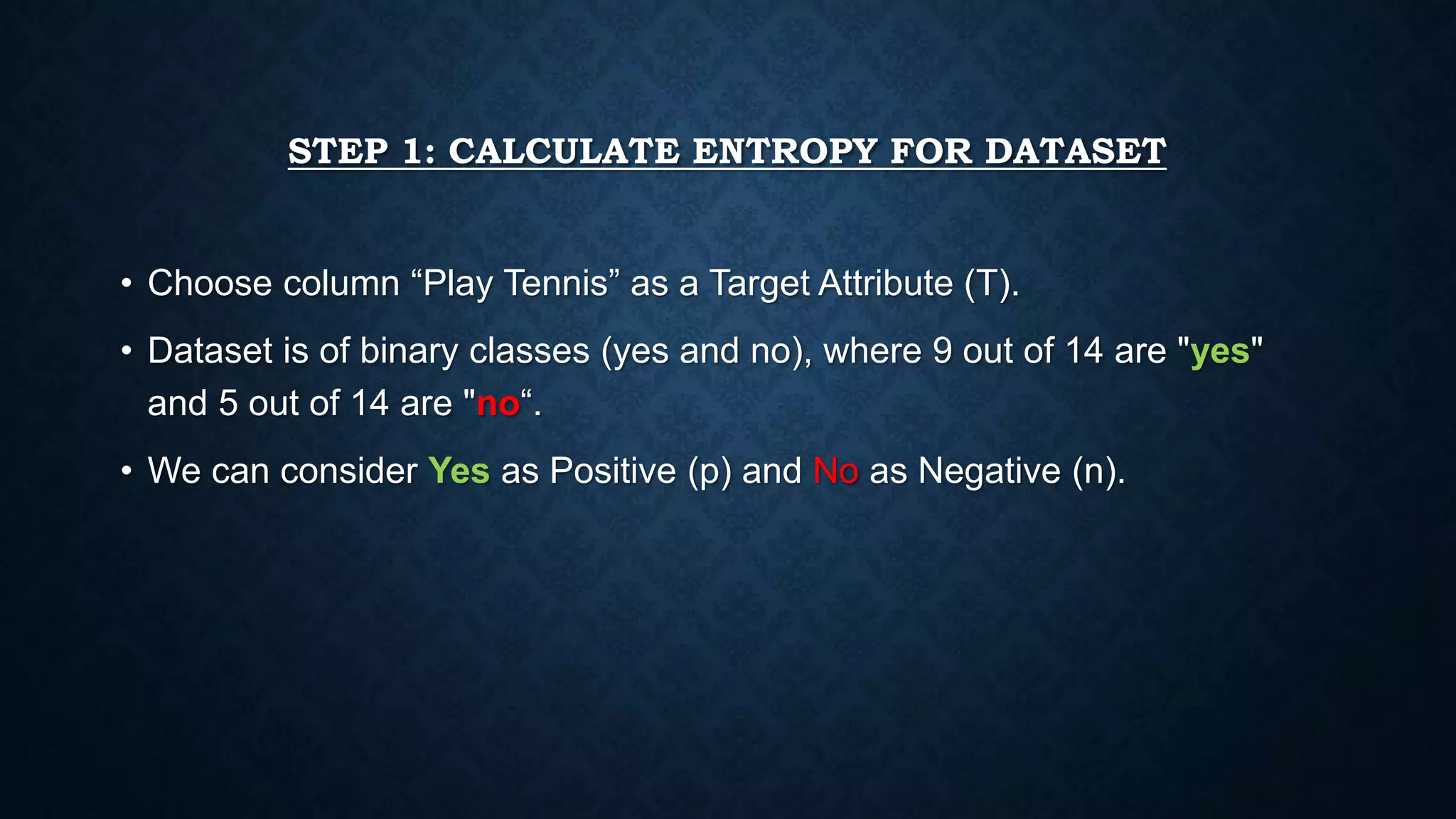 Decision Tree Induction Decision Tree Algorithm With Example Data