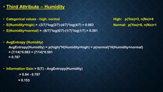 Decision tree induction \ Decision Tree Algorithm with Example| Data science | PPTX