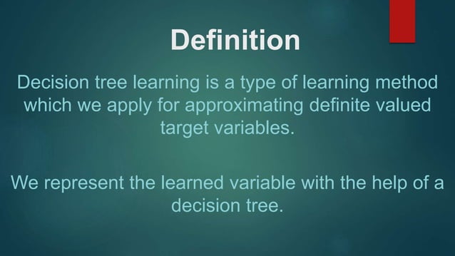 Decision tree learning | PPT