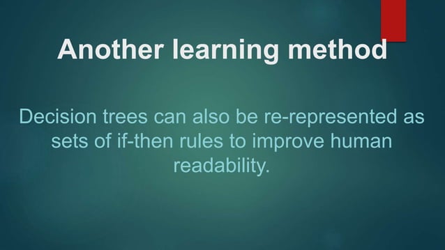 Decision tree learning | PPT