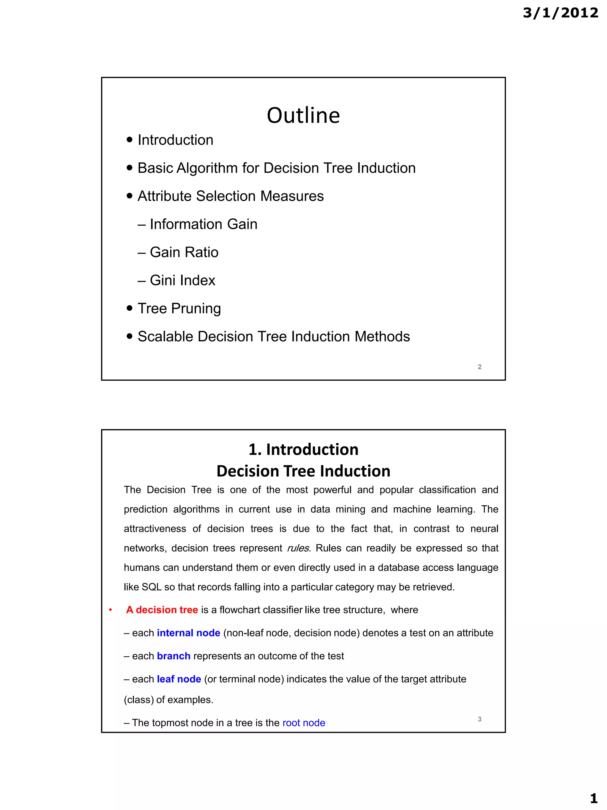 Decision tree lecture 3 | PDF | Computer Software and Applications | Computing