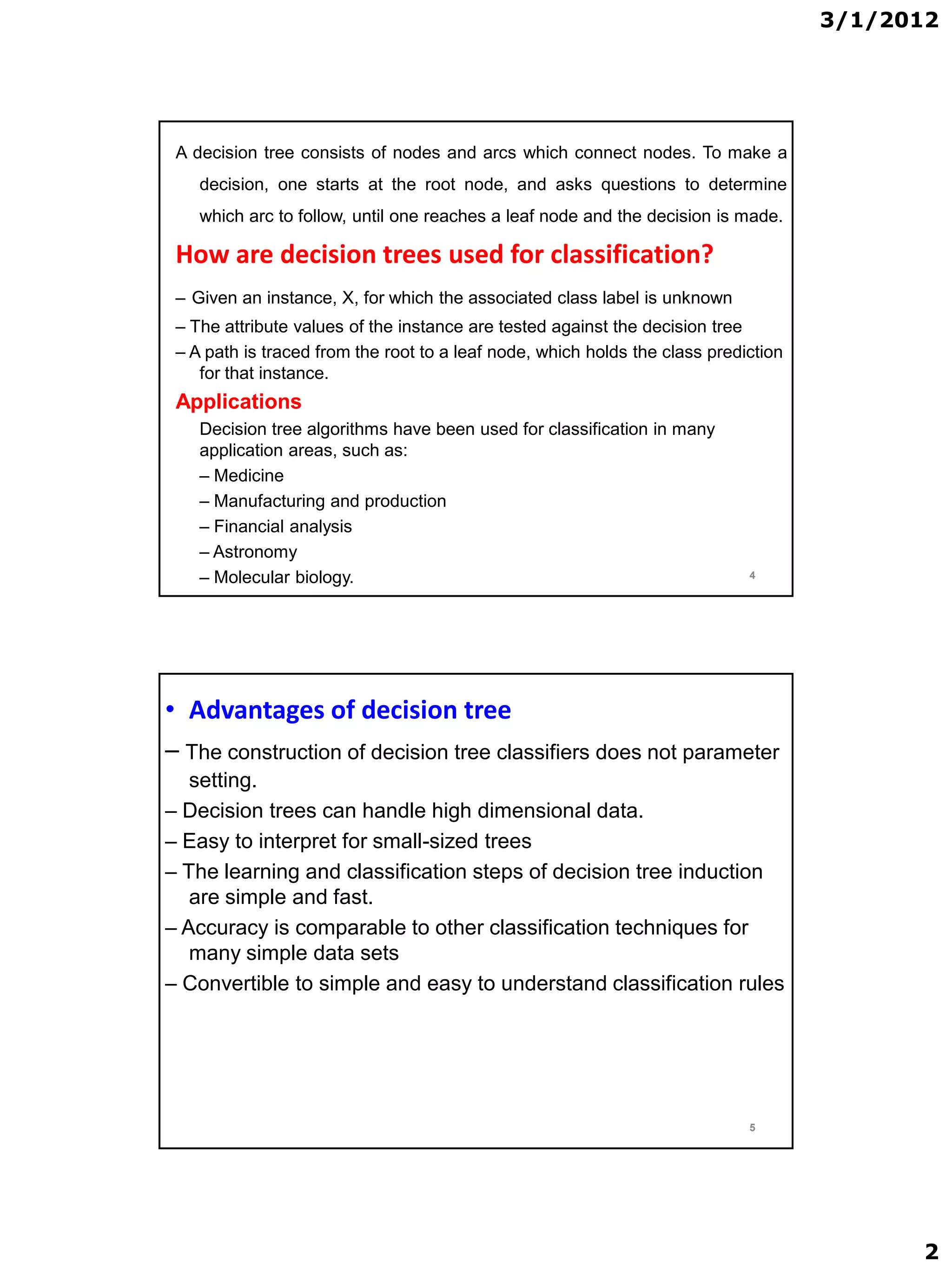 Decision tree lecture 3 | PDF | Computer Software and Applications | Computing